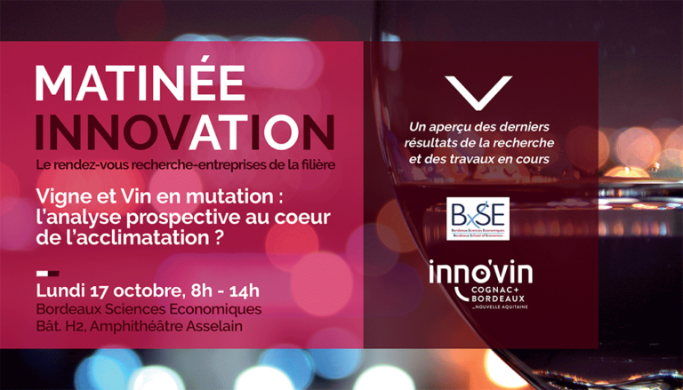 Matinée Innovation : analyse prospective au coeur de l’acclimation ...