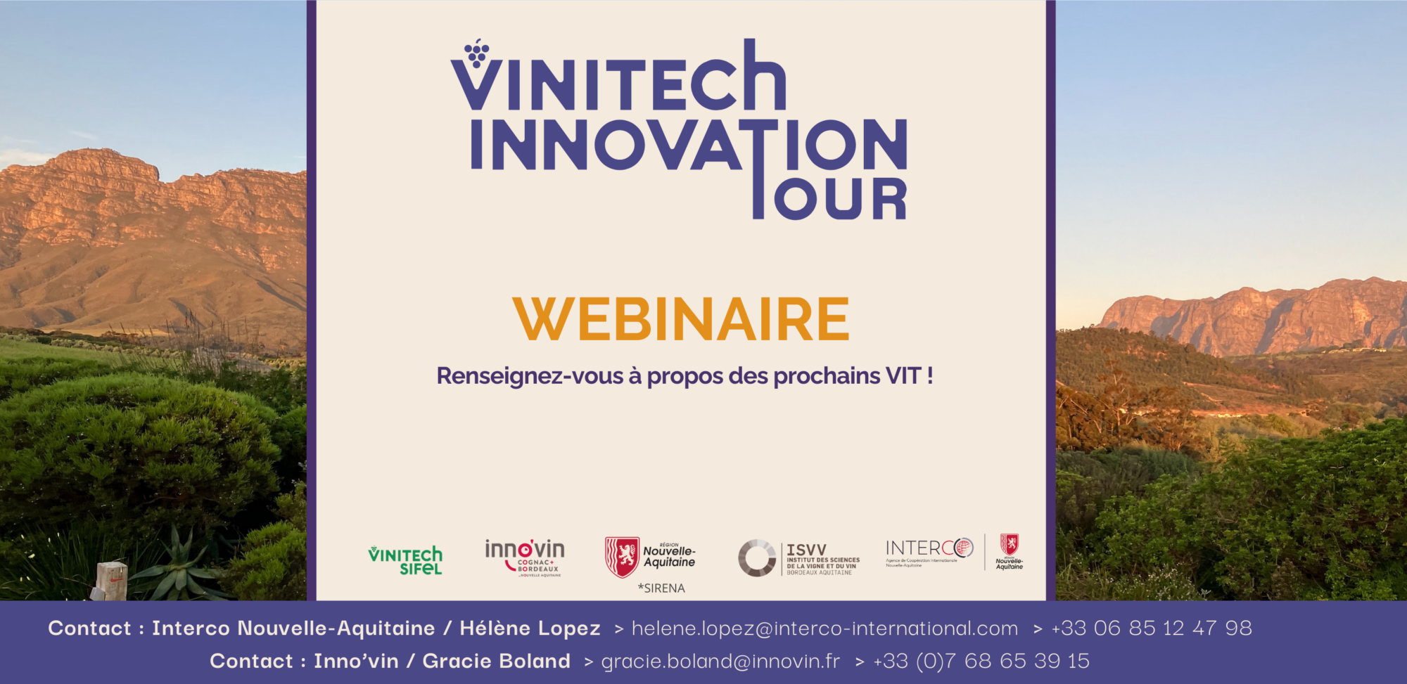 WEBINAIRE : Vinitech Innovation Tour | INNO'VIN